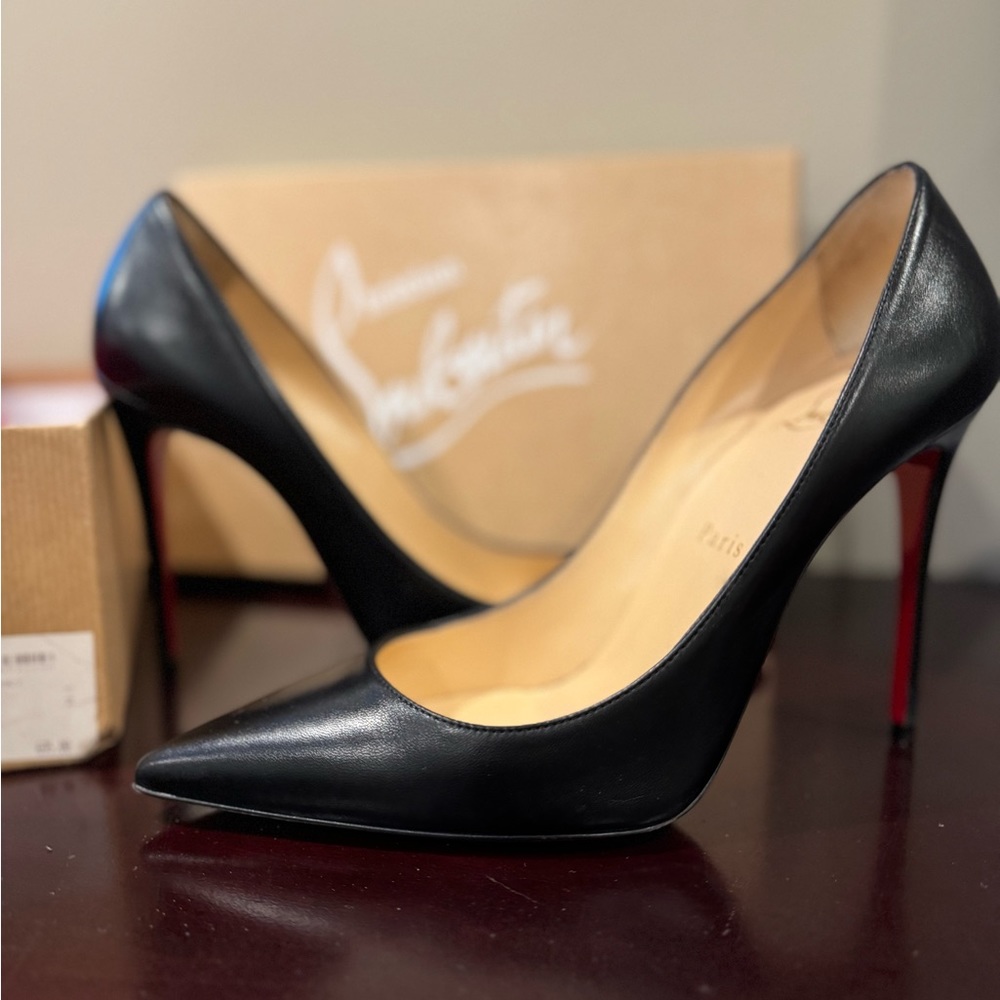 Christian Louboutin Kate Red Sole High-Heel Pumps - Gem